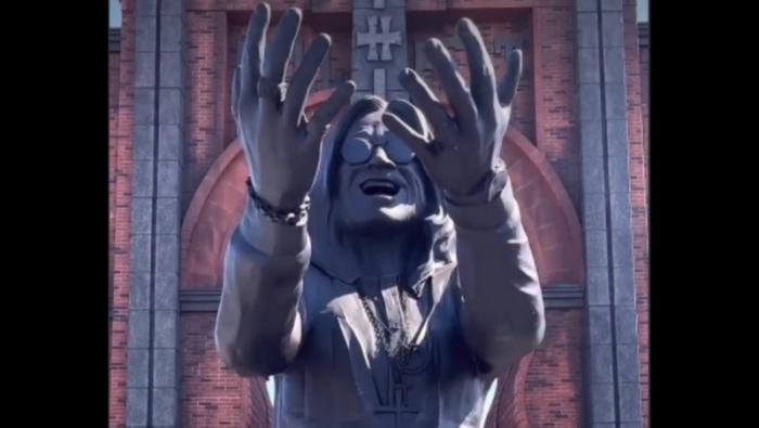 HELLFEST presta homenagem a OZZY OSBOURNE com estátua gigante na ...