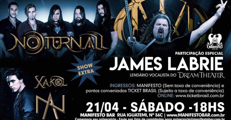 NOTURNALL e ALIRIO NETTO anunciam data extra em SP com James Labrie ... NOTURNALL e ALIRIO NETTO anunciam data extra em SP com James Labrie ...